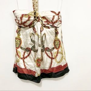 Cache | Tops | Cache Chain Detail Halter Top | Poshmark